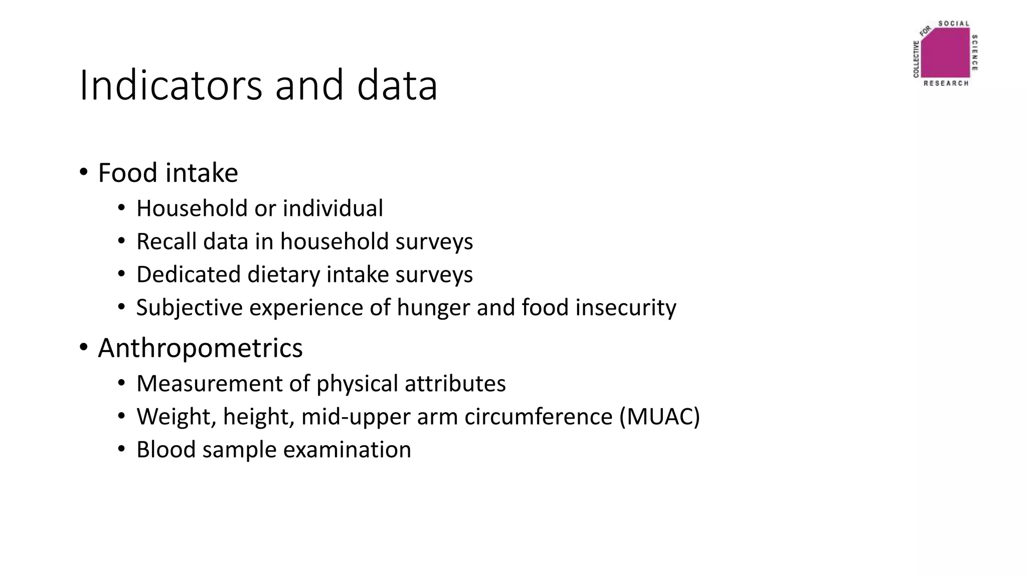 Food security, hunger & nutrition in sindh | PPTX