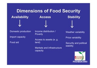 "Food Security in Complex Emergencies" | PDF