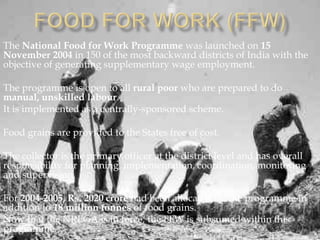 Food security in india | PPTX