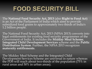 Food security in india | PPTX