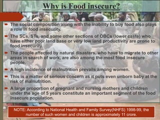 Food security in India | PPTX