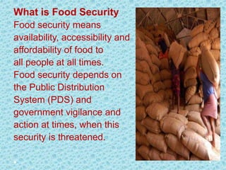 Food security in india | PPSX