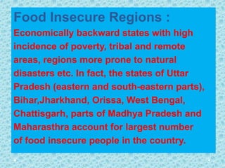 Food security in india | PPSX