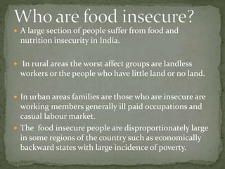 Food security in india | PPTX