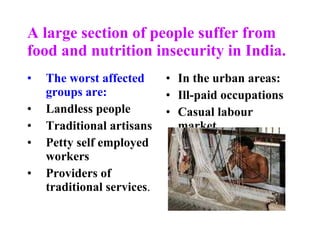 Food Security In India (Class Ix) | PPT