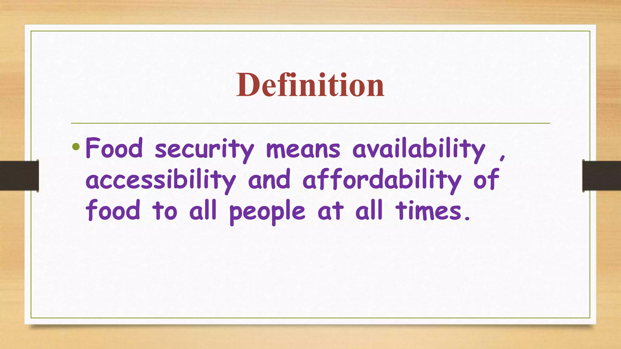 Food Security in India (PROJECT).pptx