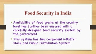 Food Security in India (PROJECT).pptx