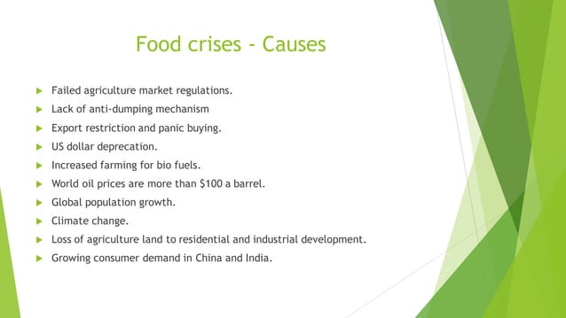 Food security in third world countries | PPT