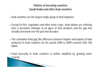 Food Security & Land Grabbing 2011 | PDF