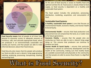 Food Security | PPSX