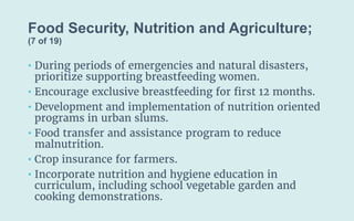 Top Ideas for Food security, Nutrition and Agriculture | PPT
