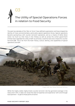 Versatility at the Tip of the Spear: Food Security and the Utility of ...