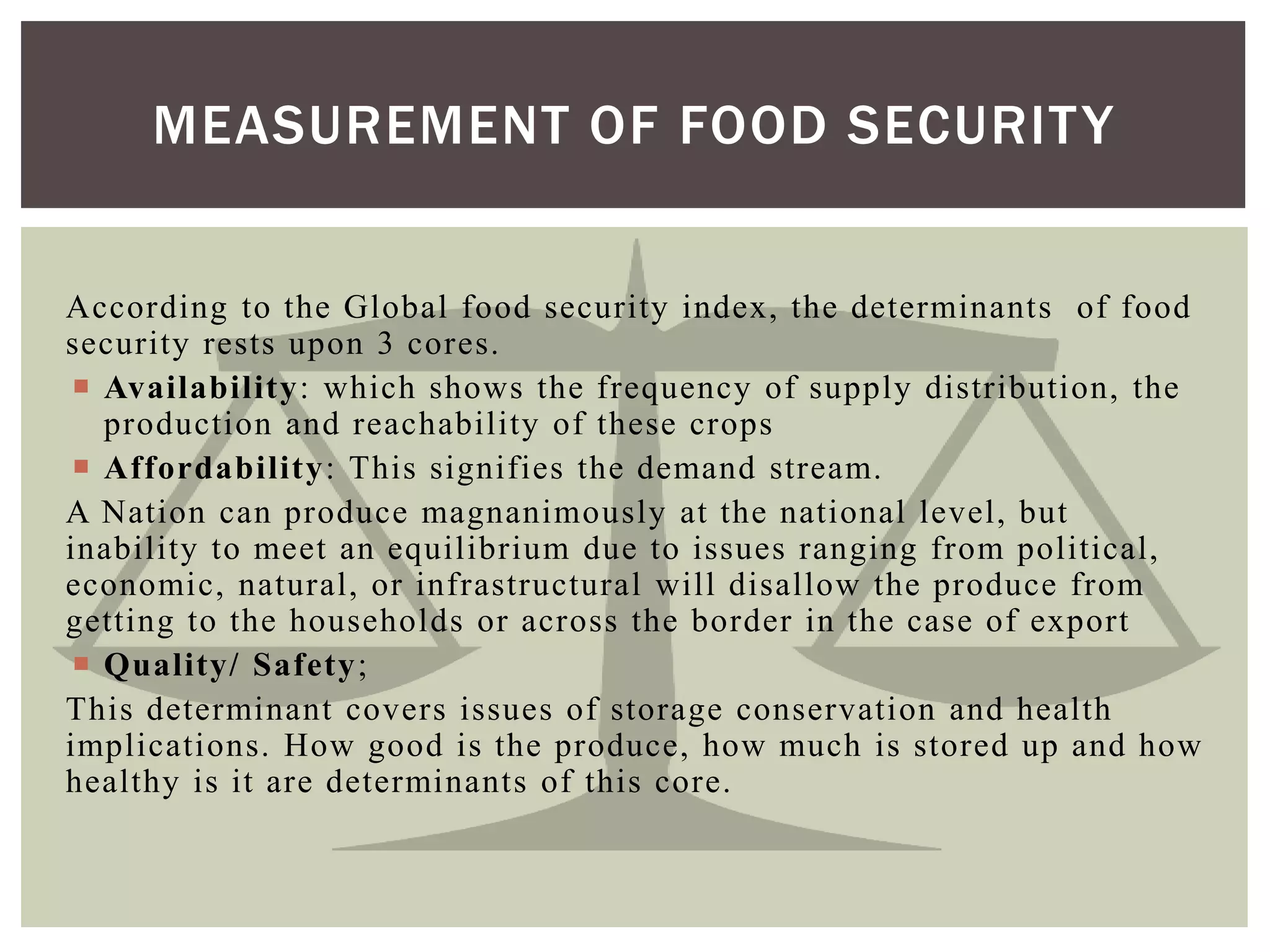 Food security powerpoint | PPTX