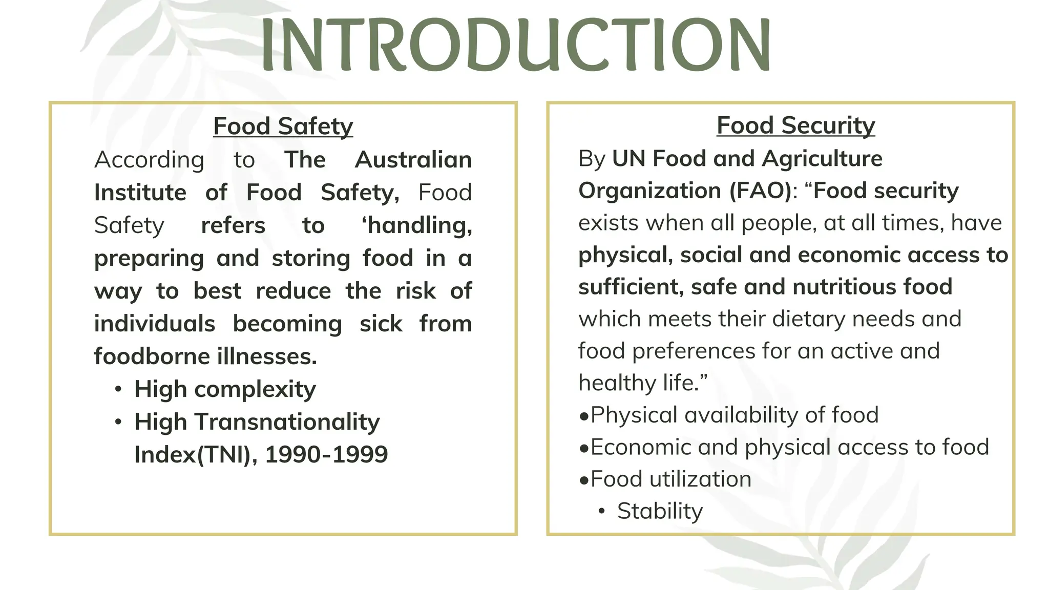 Food Security vs Food Safety-Factors of Food Security.pptx