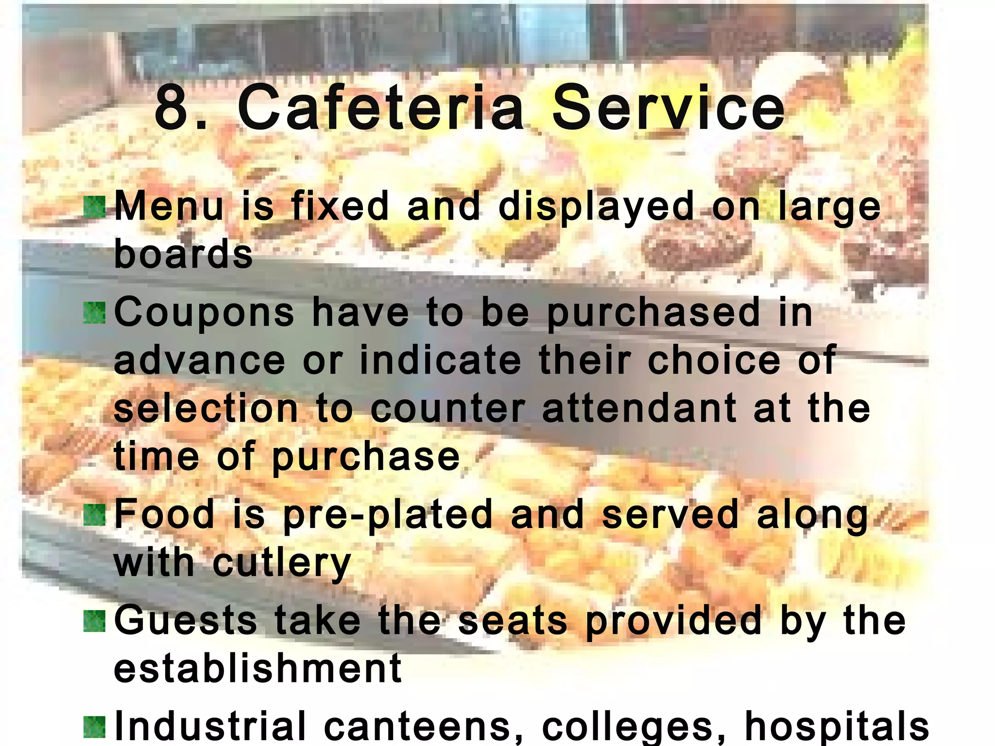 Food Service | PPT