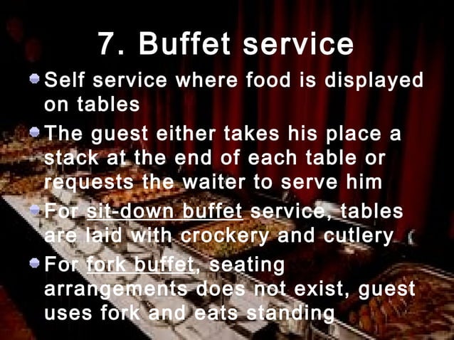 Food Service | PPT