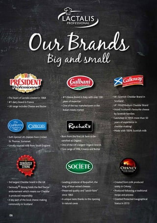 Lactalis Food Service Brochure 2016 | PDF