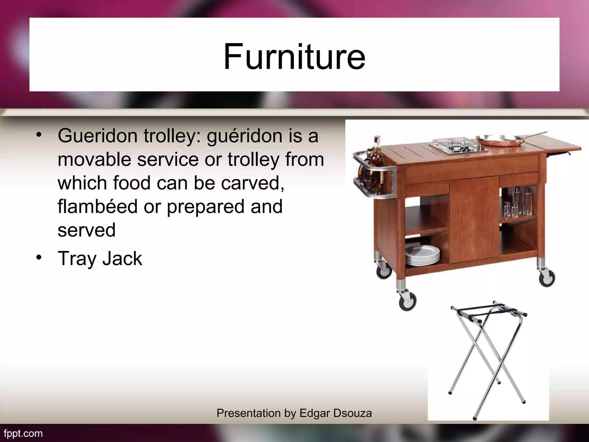 Food service equipments | PPT
