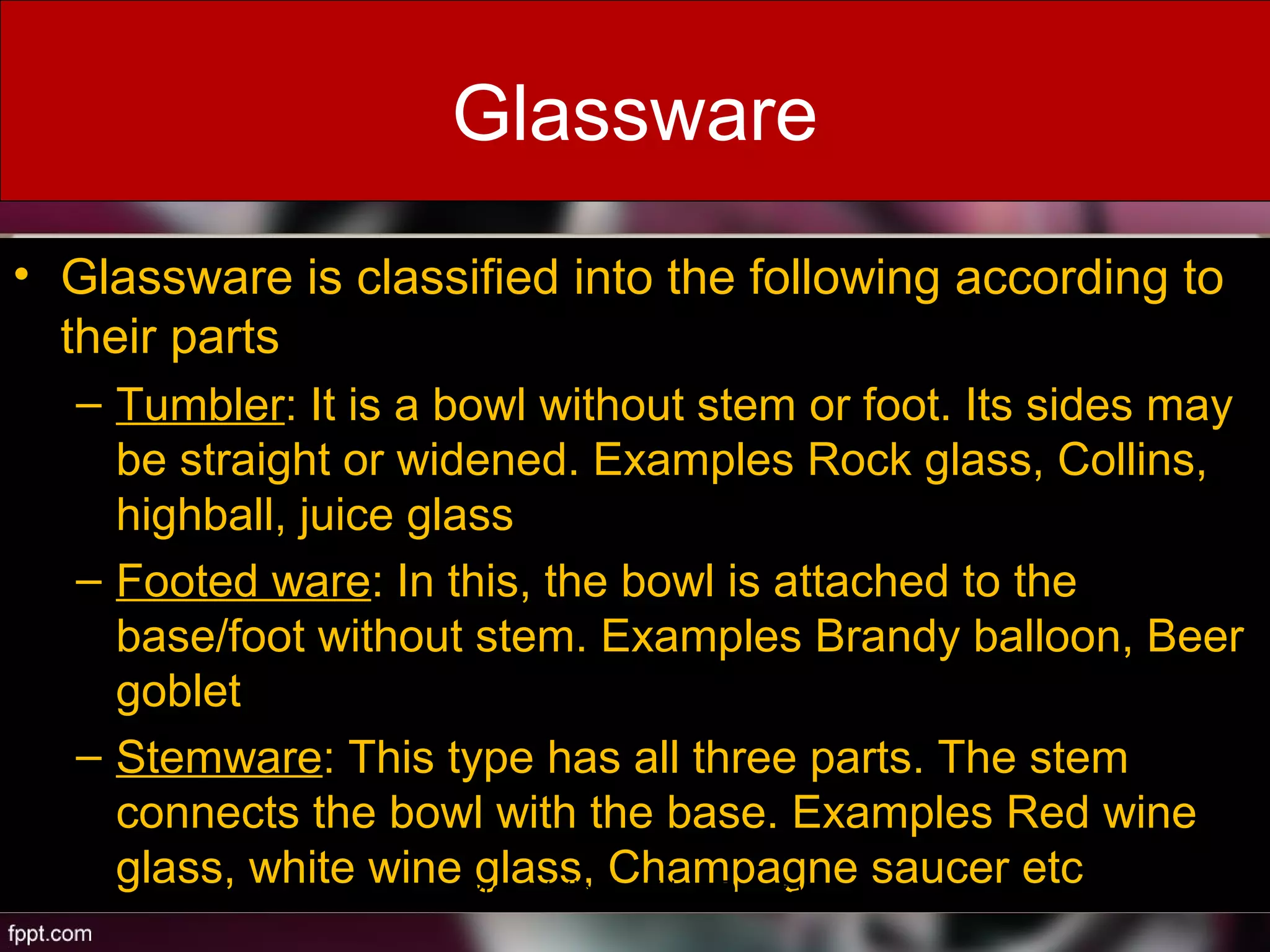 Food service equipments | PPT