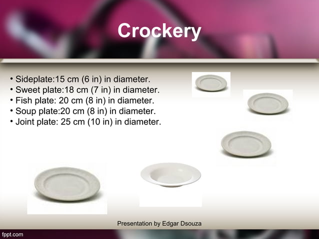 Food service equipments | PPT