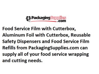 Food service film wrap | PPT