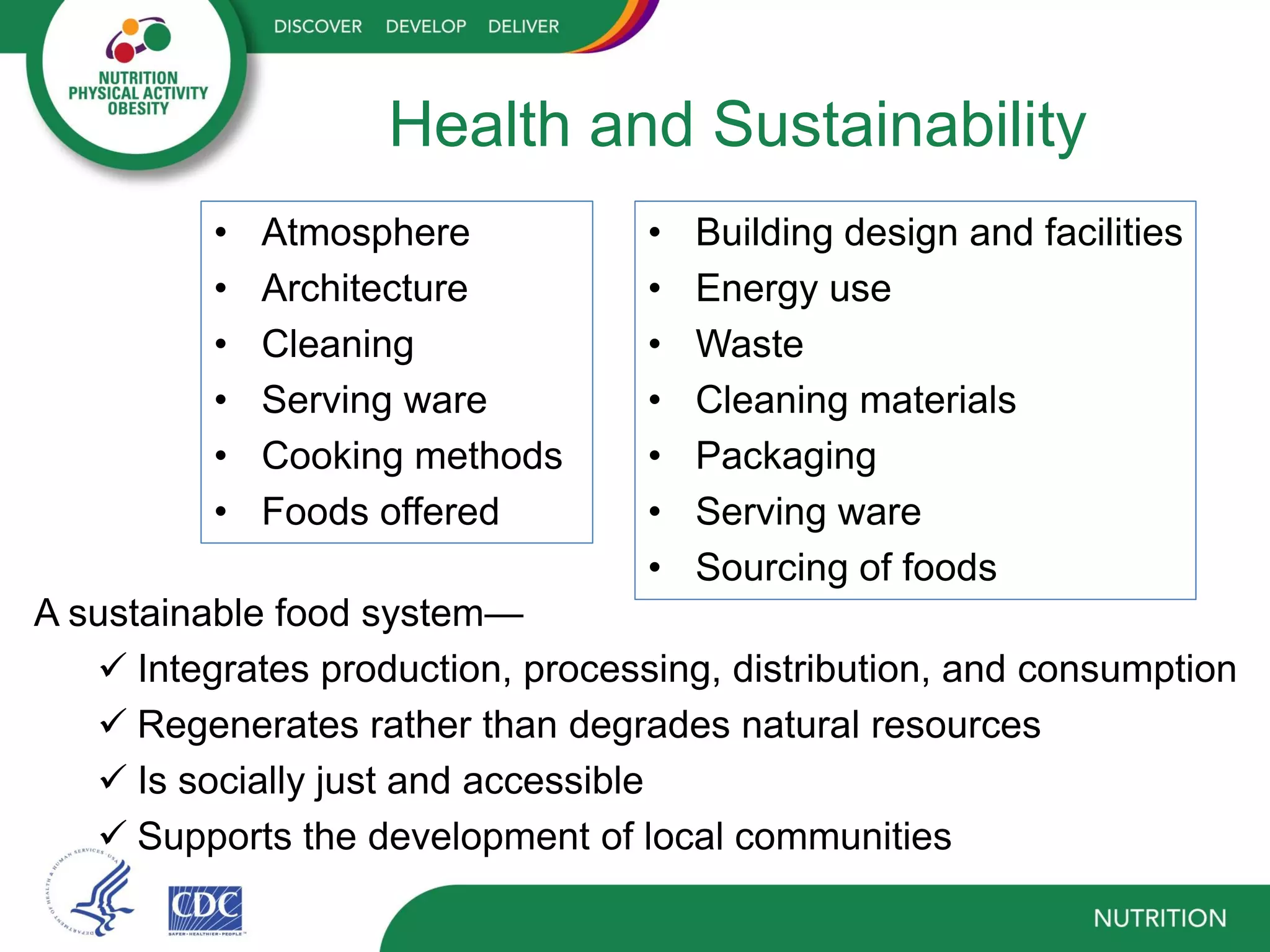Operationalizing Food Service Guidelines to Create a Healthier Food ...