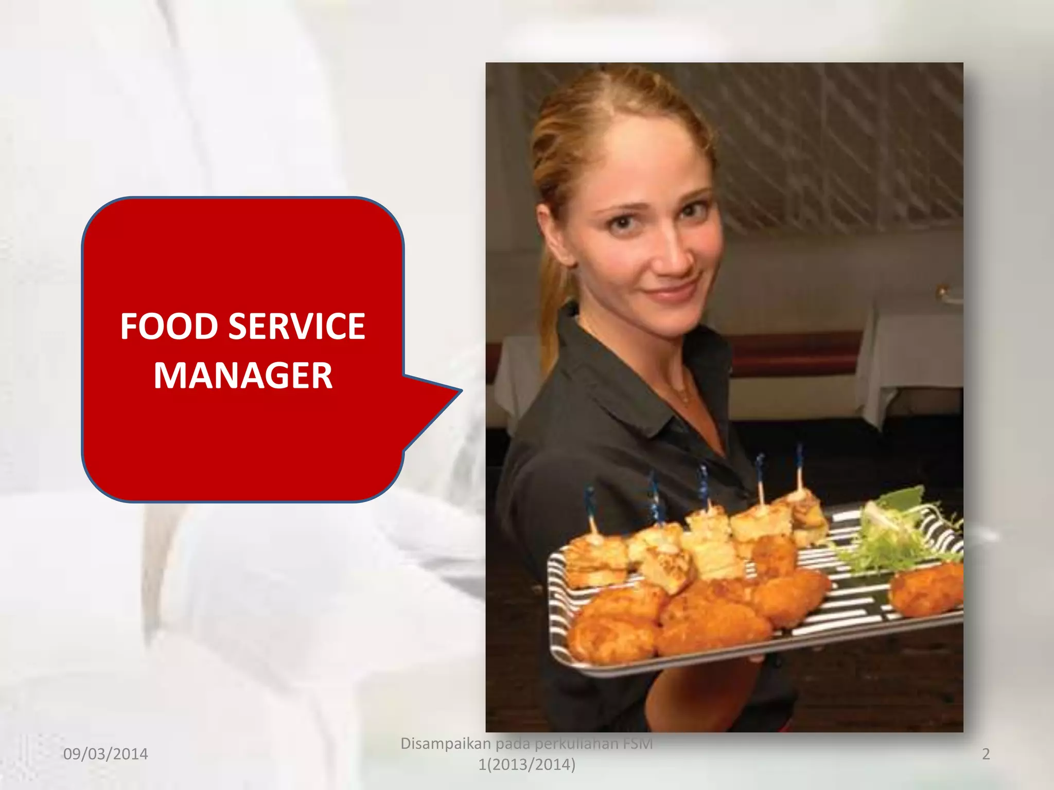 Food service management | PPTX