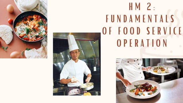 Fundamentals in Food Service Operation: Introduction | PDF
