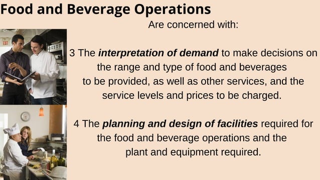 Fundamentals in Food Service Operation: Introduction | PDF