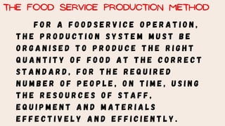 Fundamentals in Food Service Operation: Introduction | PDF