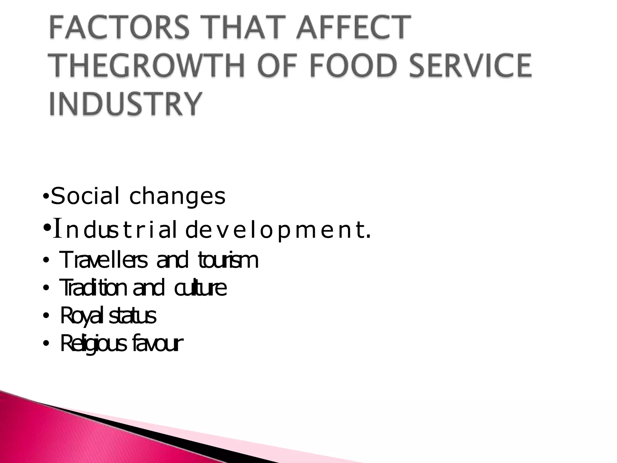 FOOD SERVICE SYSTEM | PPTX