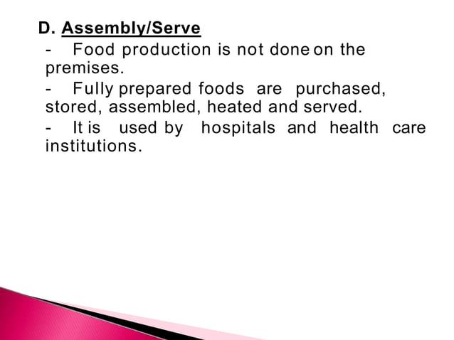 FOOD SERVICE SYSTEM | PPTX