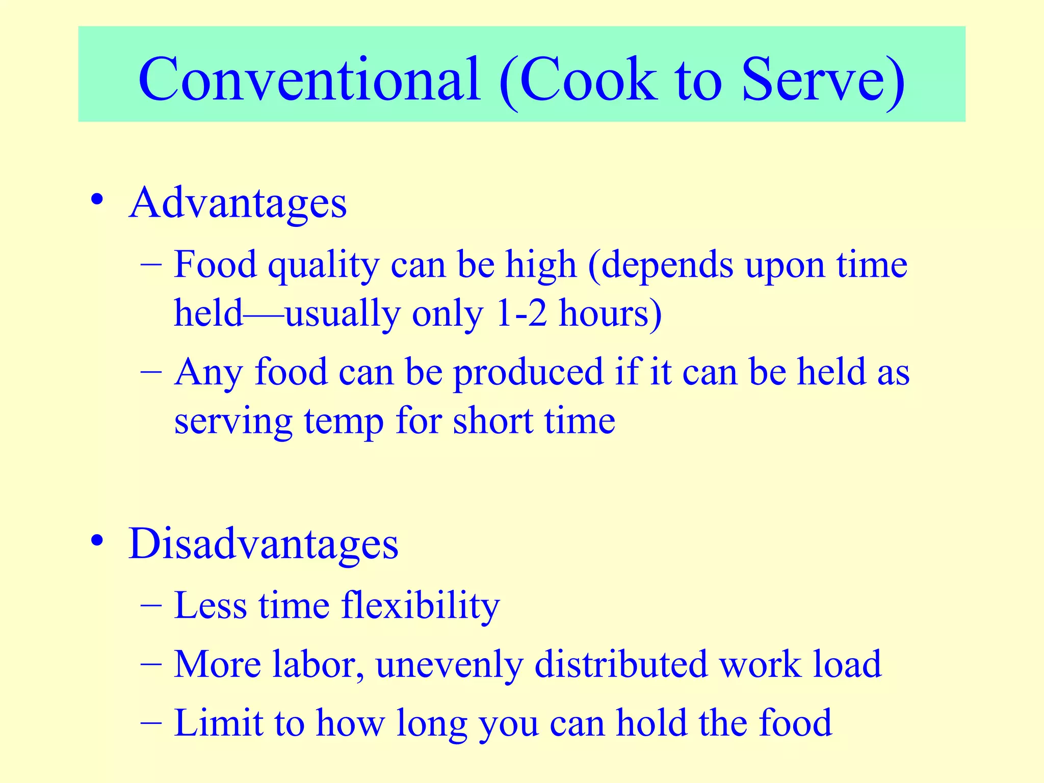 Foodservice systems2 | PPT