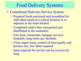 Foodservice systems2 | PPT