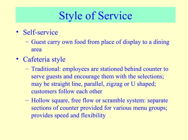 Foodservice systems2 | PPT