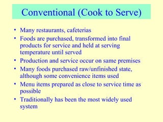Foodservice systems2 | PPT