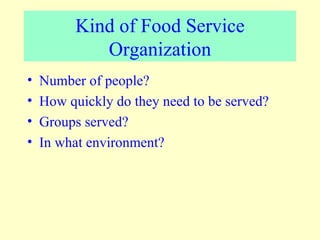 Foodservice systems2 | PPT