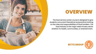 Are You Looking For Food Service Worker Certificate Online Course | PPT