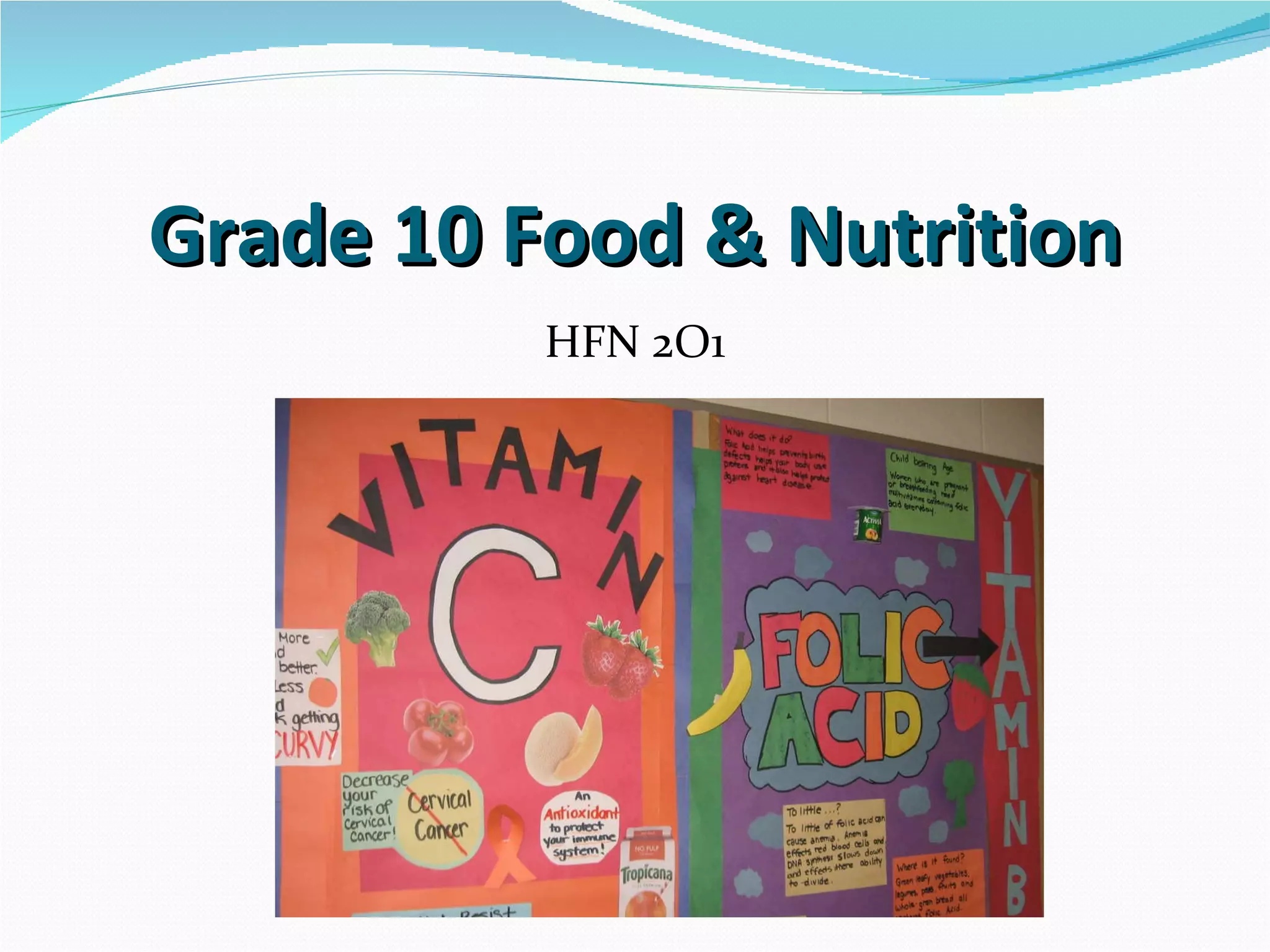 Foods front page | PPT
