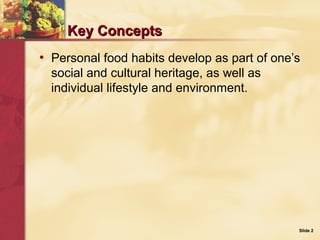 Foods habits | PPT