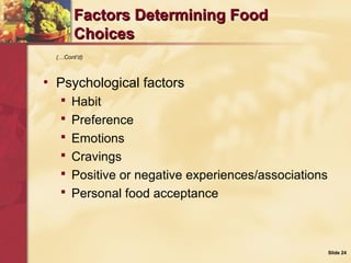 Foods habits | PPT