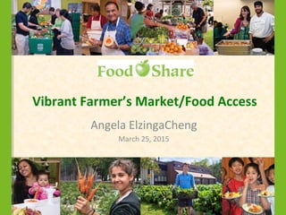 FoodShare's Good Food Box, Mobile and Good Food Markets | PPT