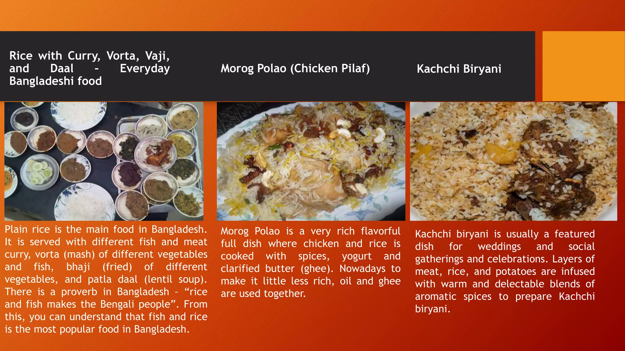 Foods in Bangladesh | PPTX