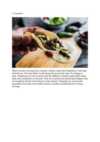 Foods in Mexico.pdf | Food & Drink