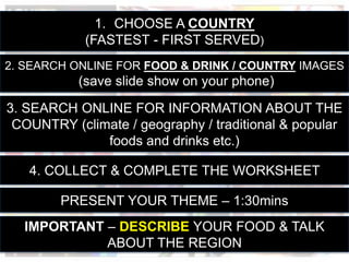 Food From Around The World - Project | PPTX