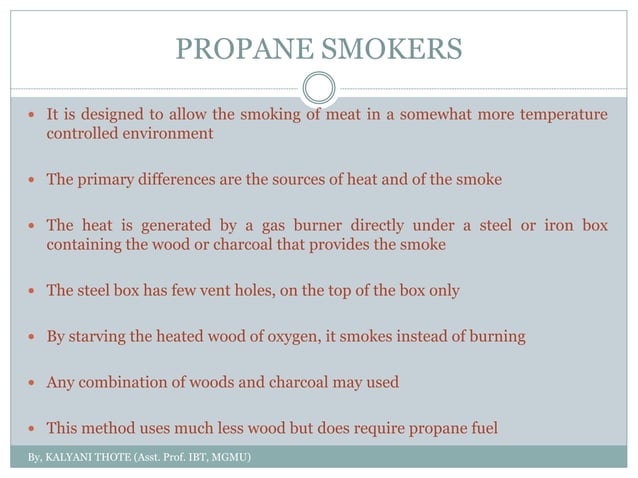 Food smoking- processing & preservation.pptx | Smoking Cessation | Wellness