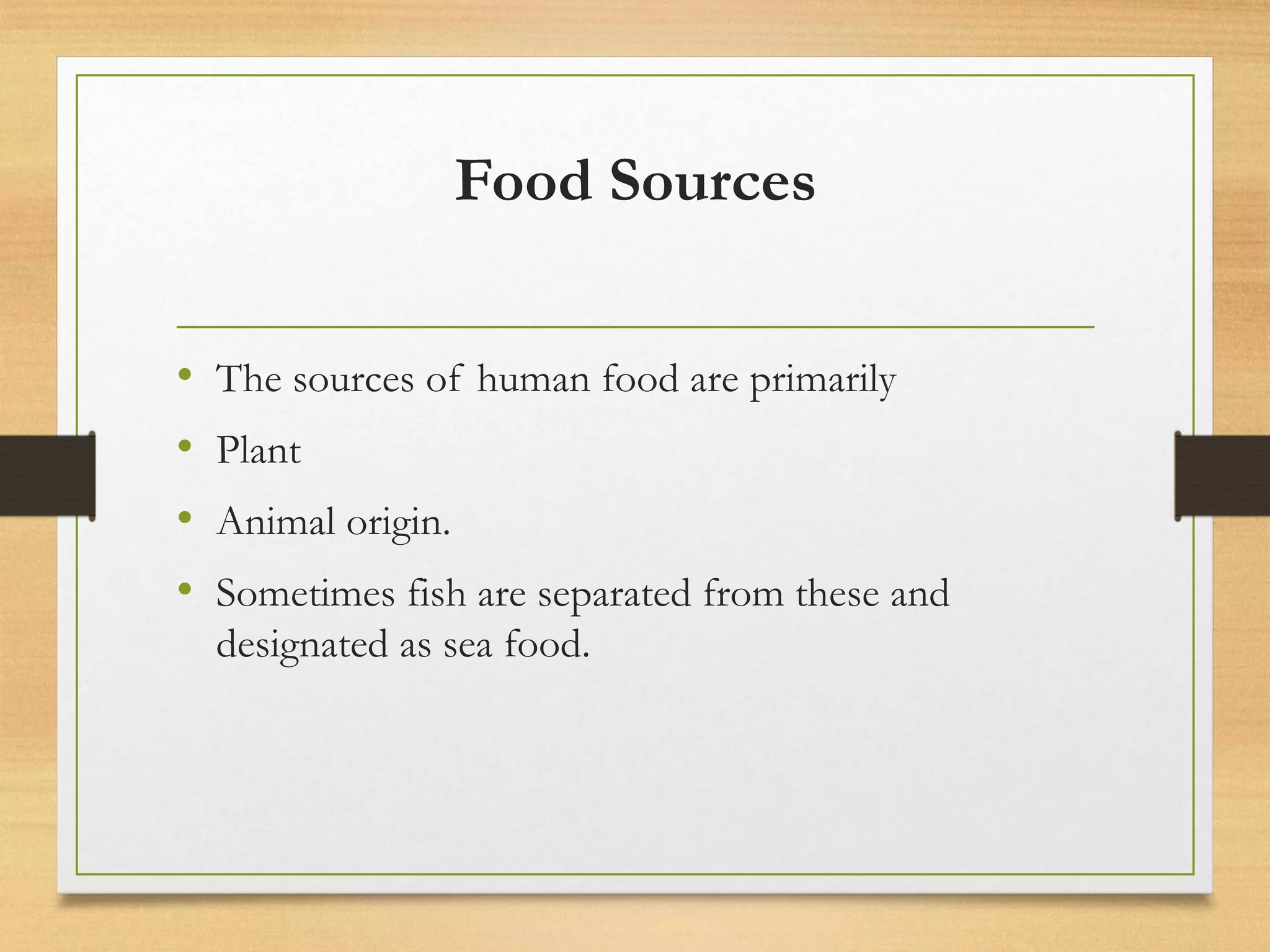 Food sources | PPT