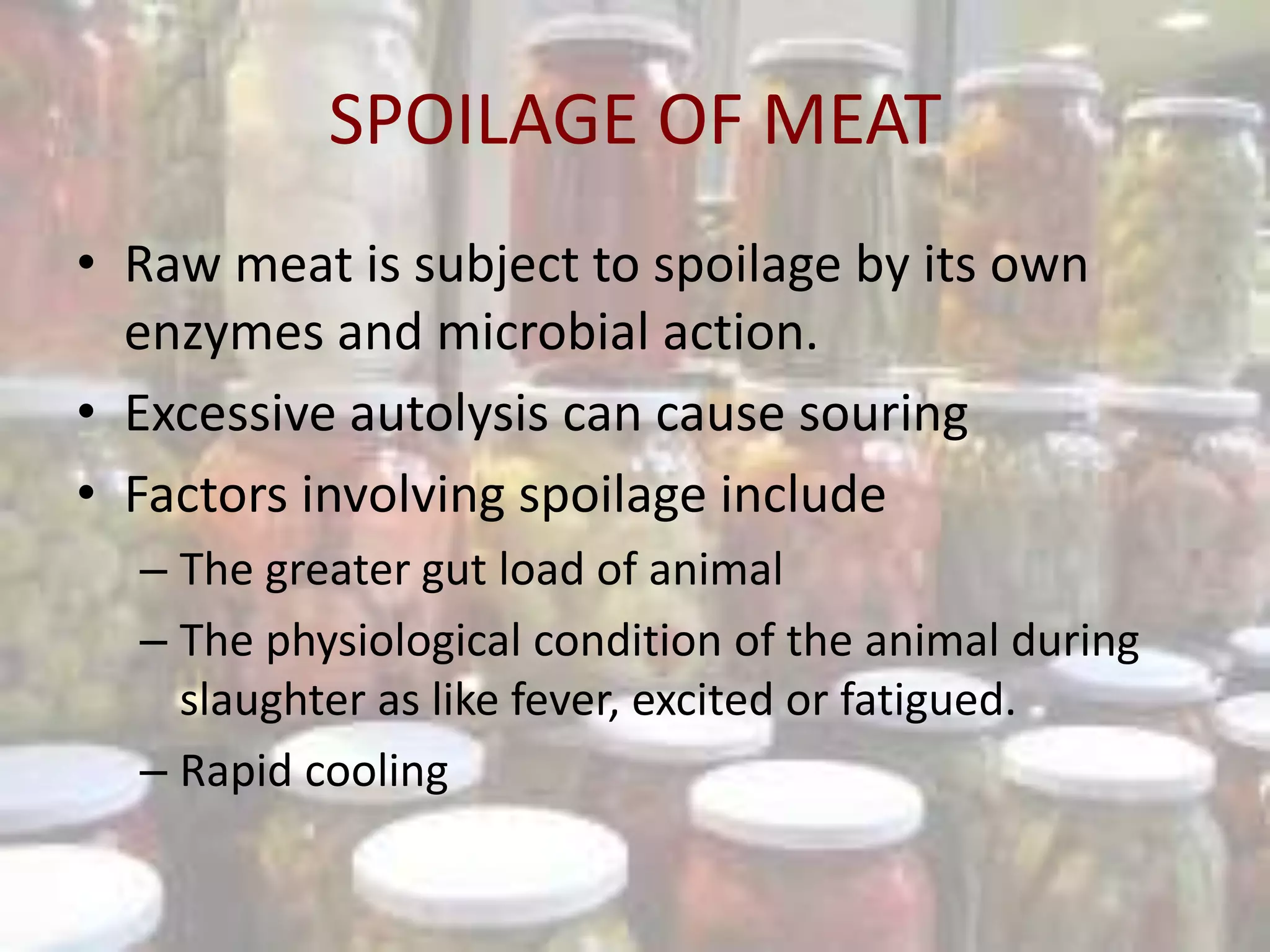 Food spoilage | PPTX