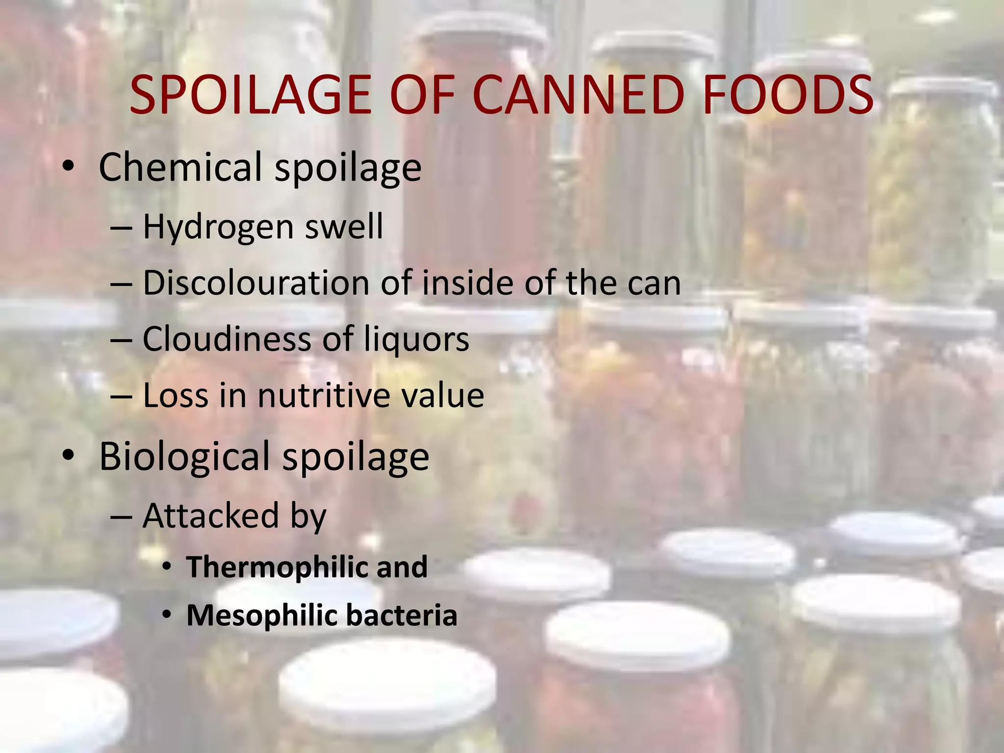Food spoilage | PPTX
