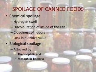 Food spoilage | PPTX
